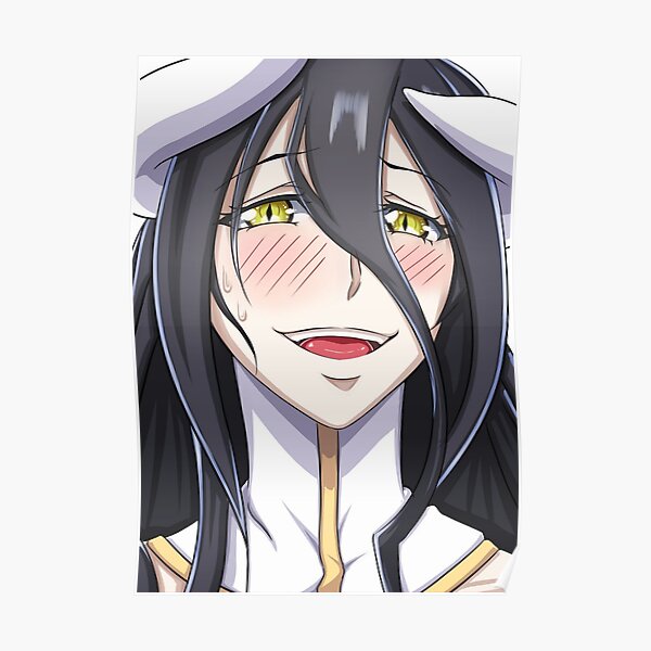"Albedo Face - Overlord IV" Poster for Sale by ChibiAnime1 | Redbubble