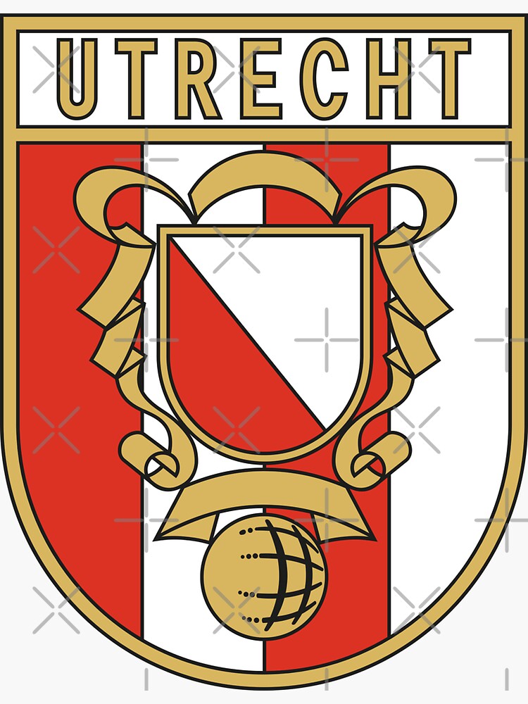 "Utrecht 1970" Sticker for Sale by Footarts | Redbubble