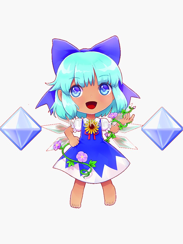 "Cirno - Hidden Star in Four Seasons" Sticker for Sale by MTBKairyu ...