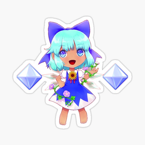 "Cirno - Hidden Star in Four Seasons" Sticker for Sale by MTBKairyu ...