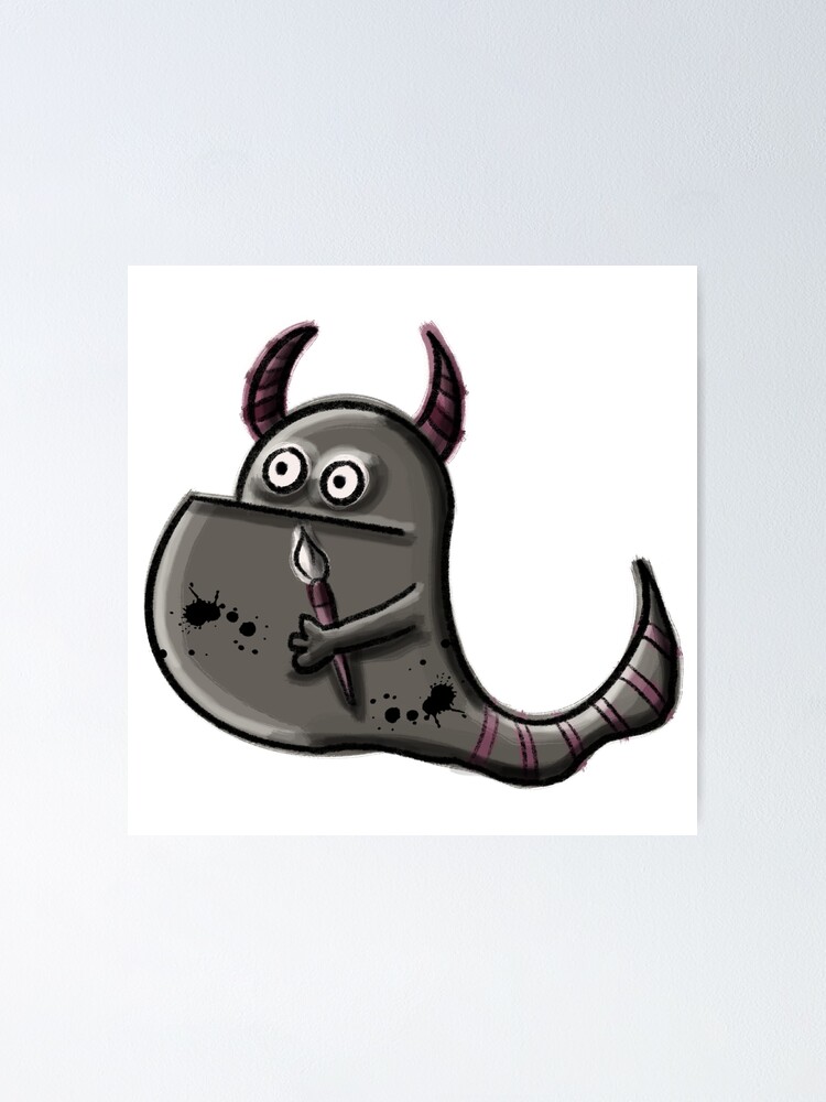 "Monsters 6A" Poster for Sale by Maria-Monid | Redbubble