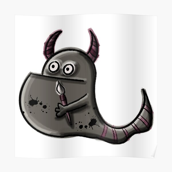"Monsters 6A" Poster for Sale by Maria-Monid | Redbubble