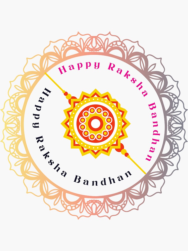 "raksha bandhan gift " Sticker for Sale by chaitanyasawai | Redbubble