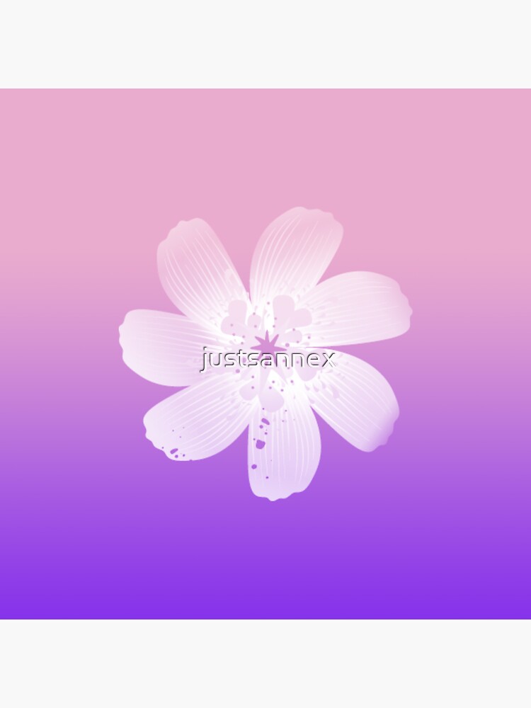 "Aesthetically pleasing purple to pink gradient with single white ...