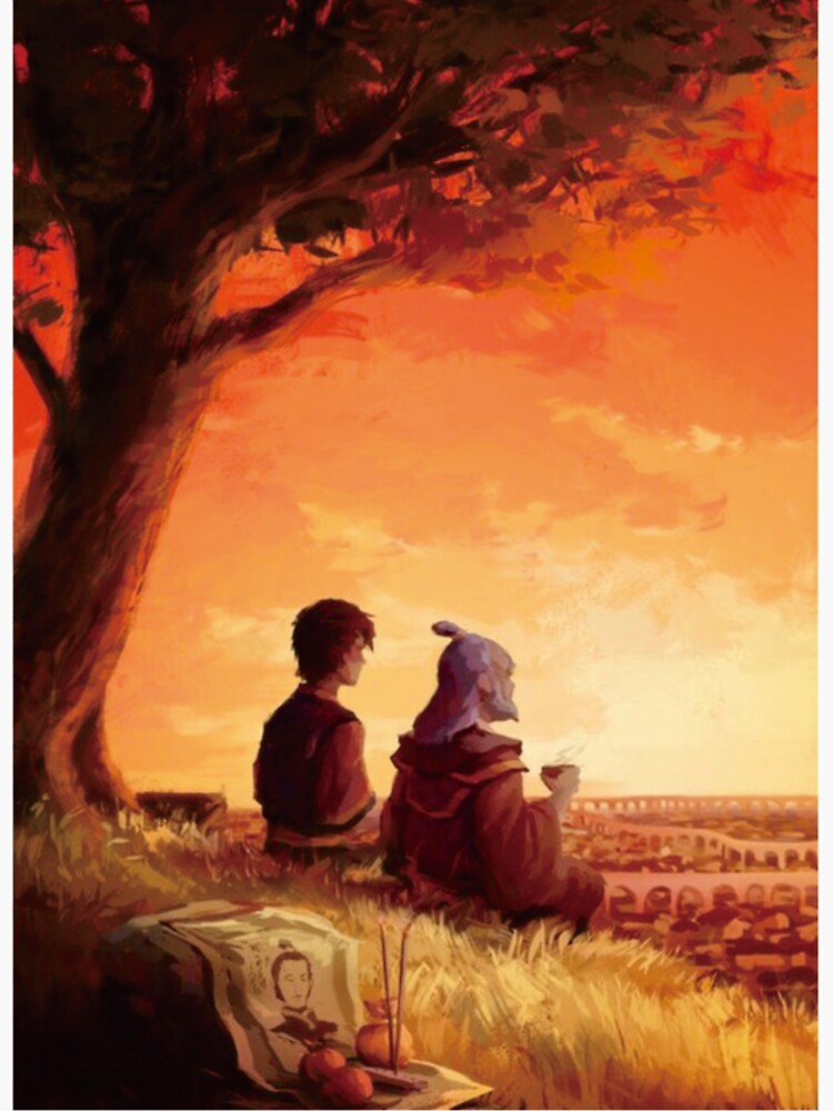 "Leaves From The Vine | Zuko and Iroh Poster" Sticker for Sale by ...
