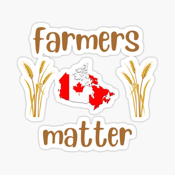 "We need our Farmers" Sticker for Sale by Hunterland | Redbubble