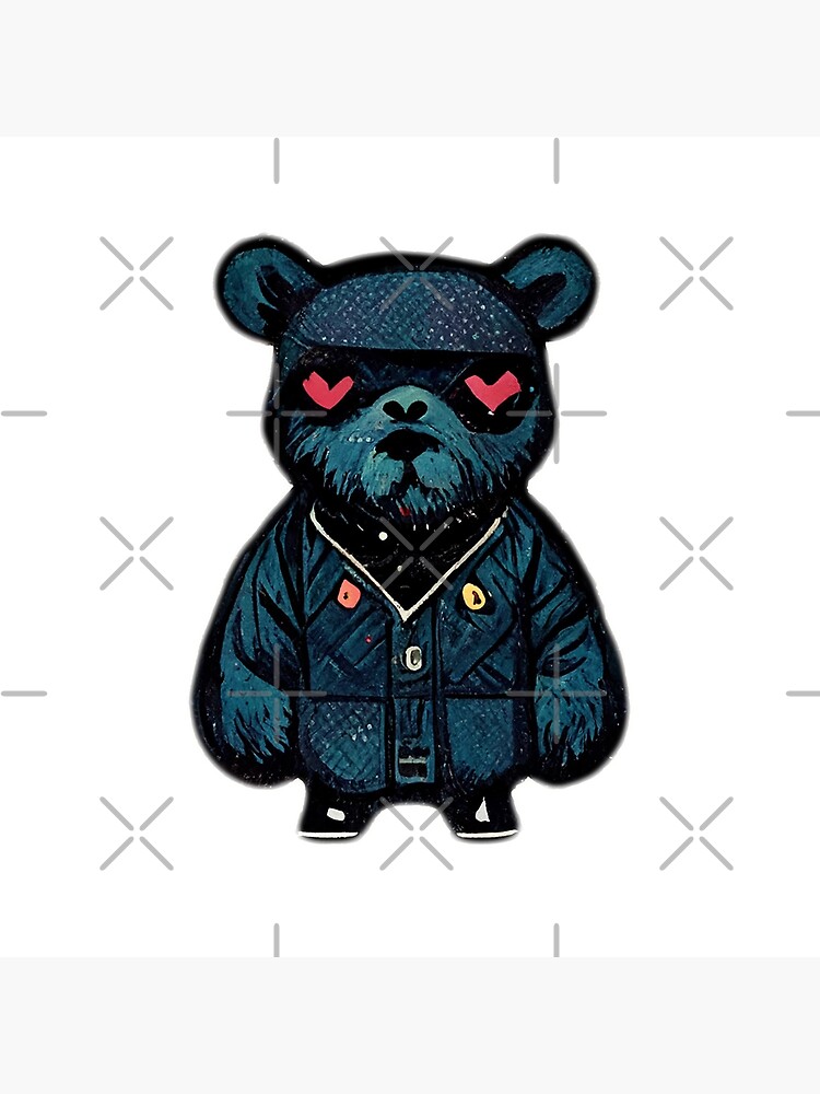 "Gangster bear" Poster for Sale by Reijo12 | Redbubble
