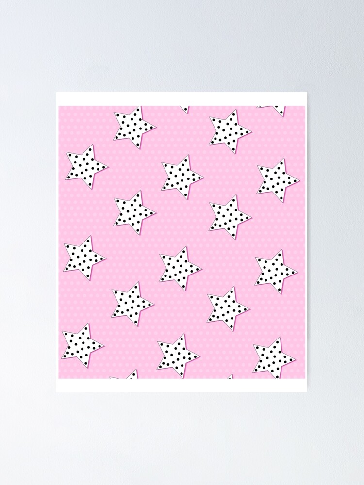 "Preppy, Aesthetic Preppy, Polka Dot Stars " Poster for Sale by ...