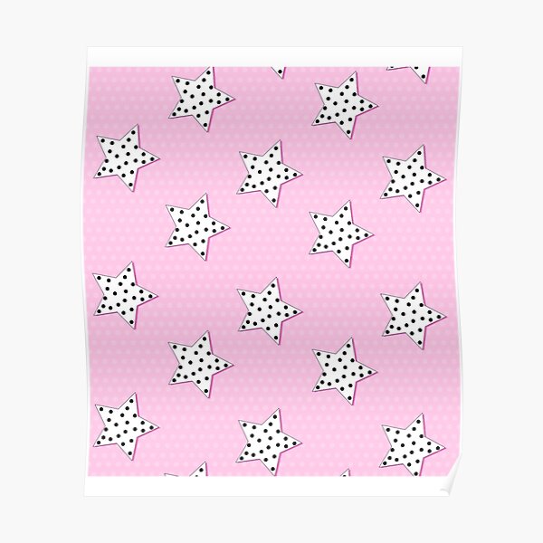 "Preppy, Aesthetic Preppy, Polka Dot Stars " Poster for Sale by ...