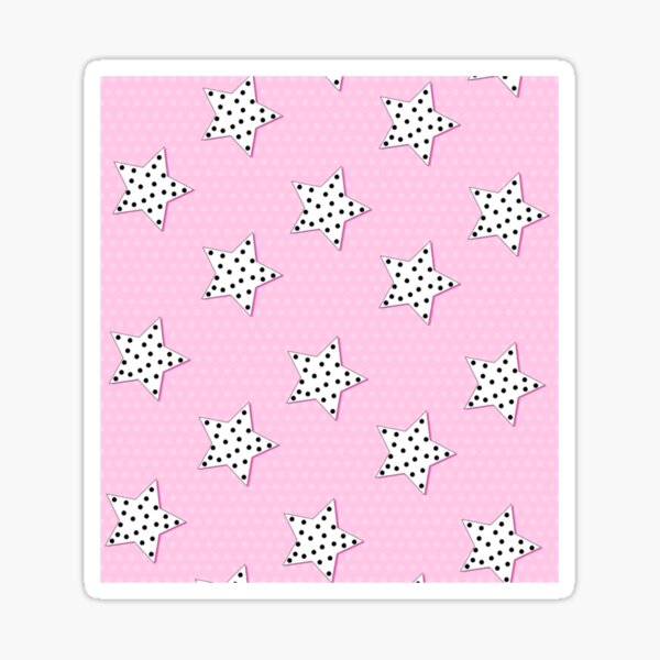 "Preppy, Aesthetic Preppy, Polka Dot Stars " Sticker for Sale by ...