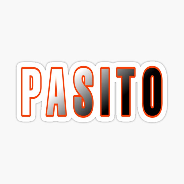 "Pasito" Sticker for Sale by BELAL16 | Redbubble