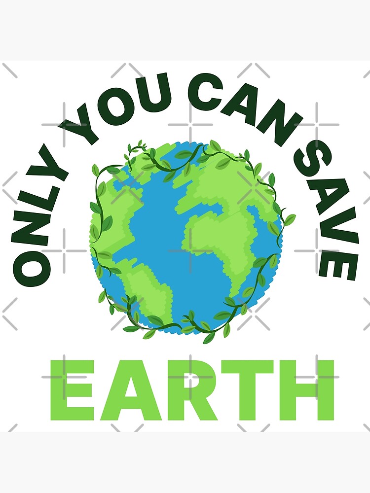 "Stop climate change - Save earth sticker" Poster for Sale by ...