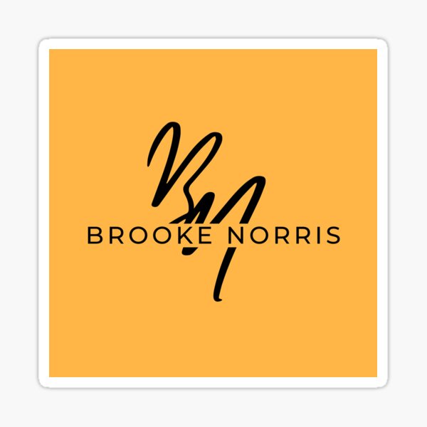 "Brooke Norris" Sticker for Sale by monikakirsch | Redbubble