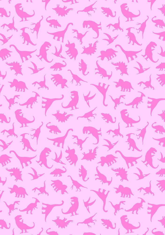 "Pink Dinosaurs Pattern" by jezkemp | Redbubble