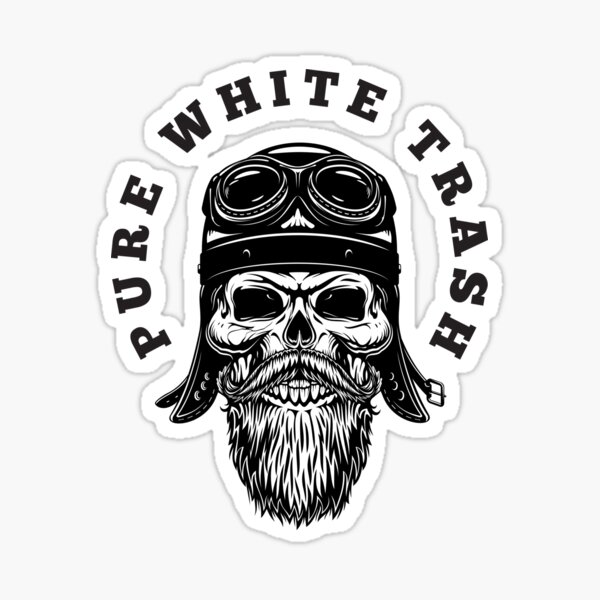 "White Trash Outfit" Sticker for Sale by Pixelish | Redbubble