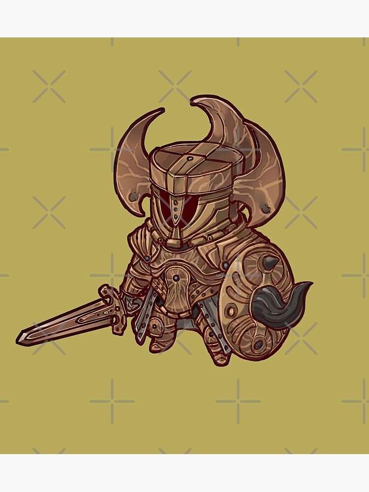 "Elden Ring - Chibi Crucible Knight" Poster for Sale by Kiske-Design ...