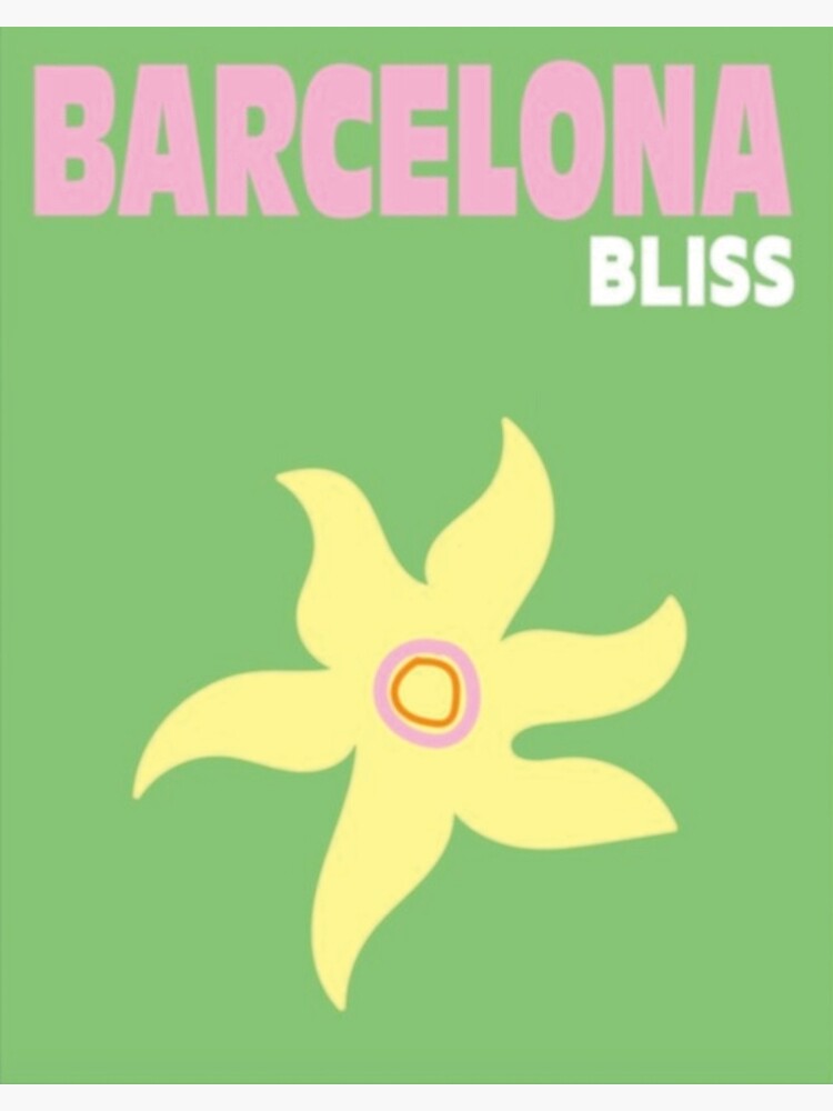 "Barcelona bliss" Poster for Sale by jesxart27 | Redbubble