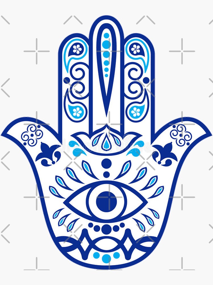 "Protective eye, Nazar boncuk" Sticker for Sale by orchaidia | Redbubble