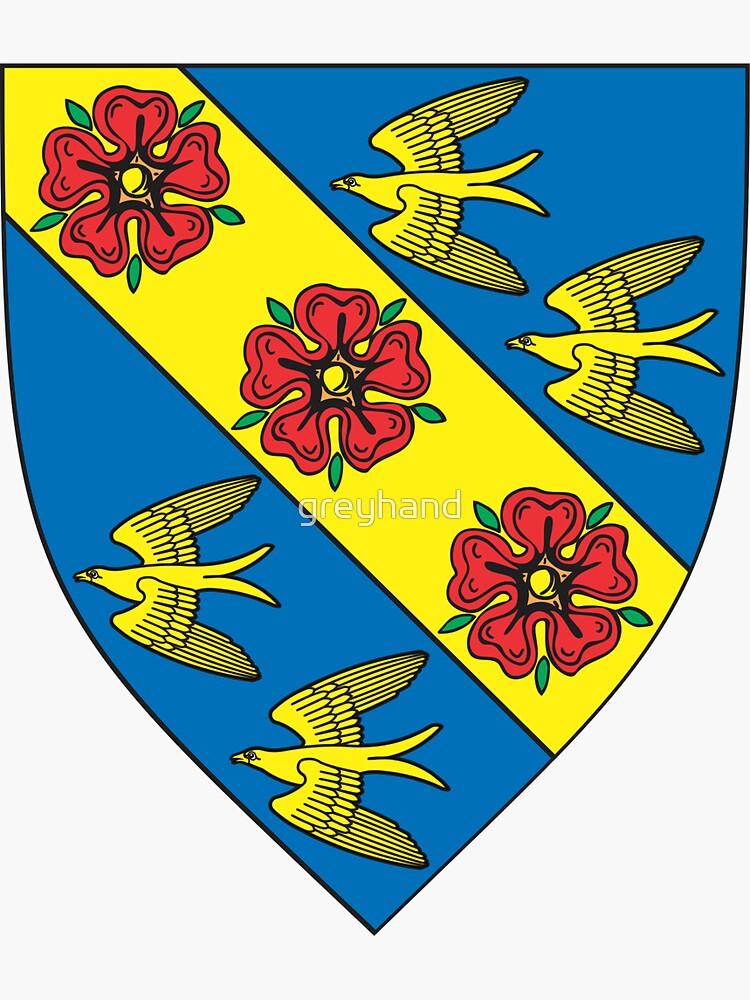 "Custom Heraldry" Sticker for Sale by greyhand | Redbubble