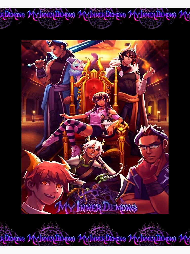 "my inner demons aphmau 3" Sticker for Sale by rinsocair | Redbubble