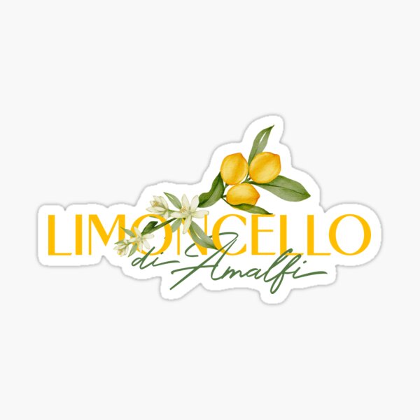"Limoncello di Amalfi" Sticker for Sale by SpilloDesign | Redbubble