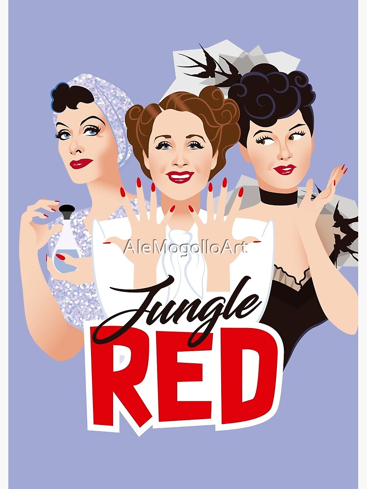 "Jungle Red" Poster for Sale by AleMogolloArt | Redbubble