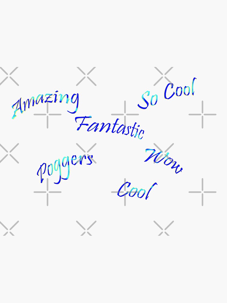 "Exciting" Sticker for Sale by BrightScale | Redbubble