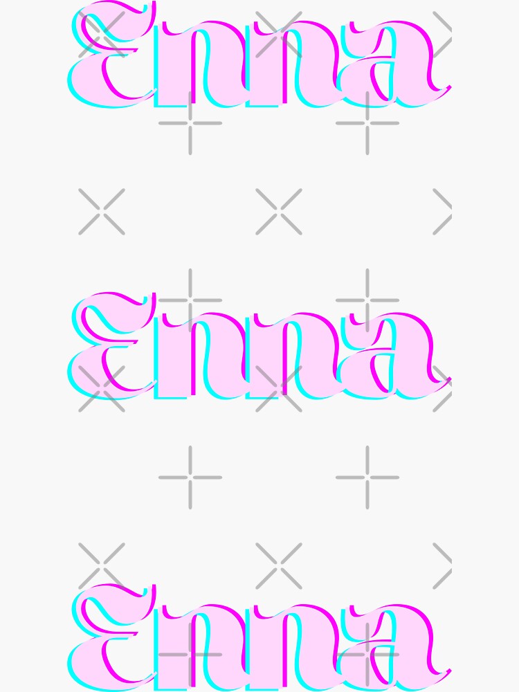 "Enna (name)" Sticker for Sale by worlds-words | Redbubble