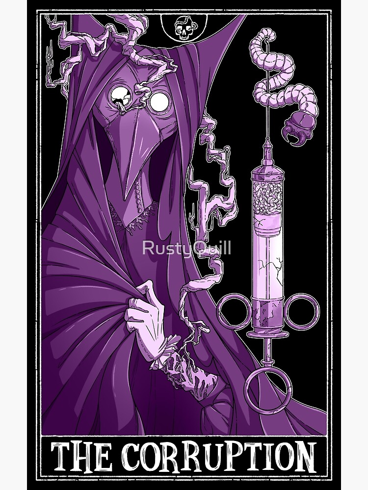 "The Corruption "Tarotesque" - (Dark)" Poster for Sale by RustyQuill ...