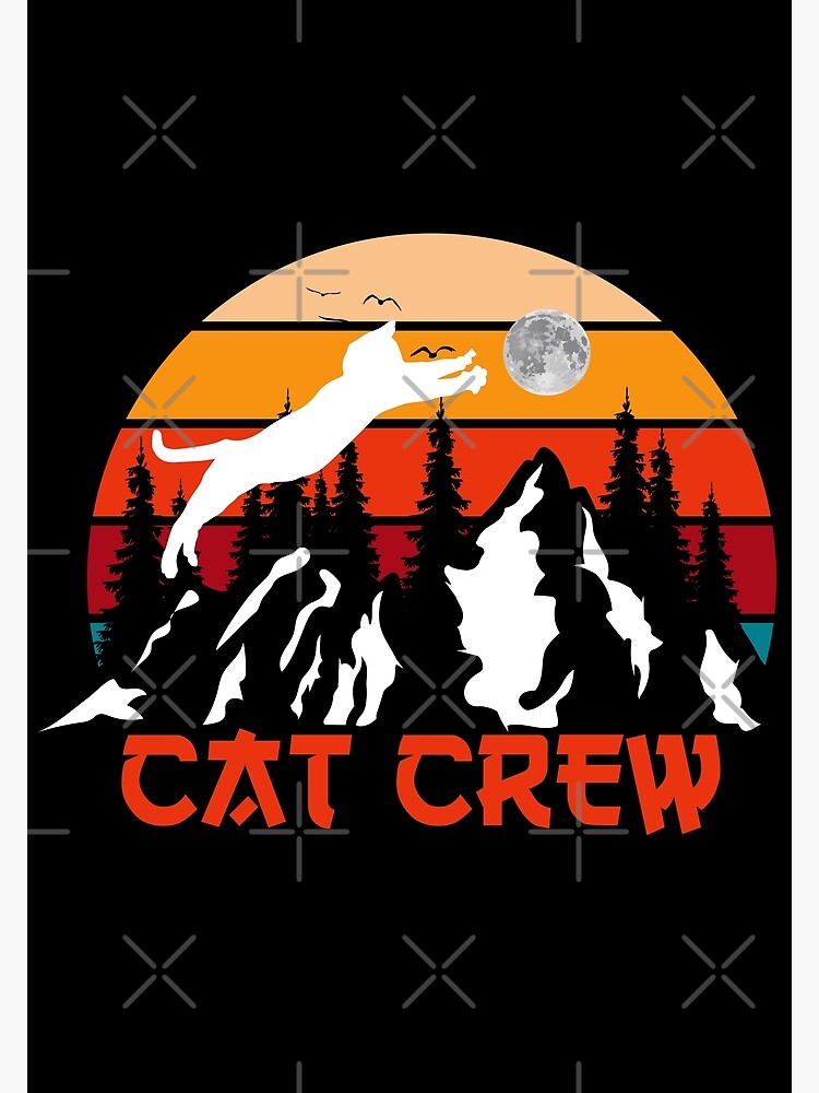 "Cat Crew - Cute Funny Cat Meme, Funny Cat Captions" Art Print for Sale ...