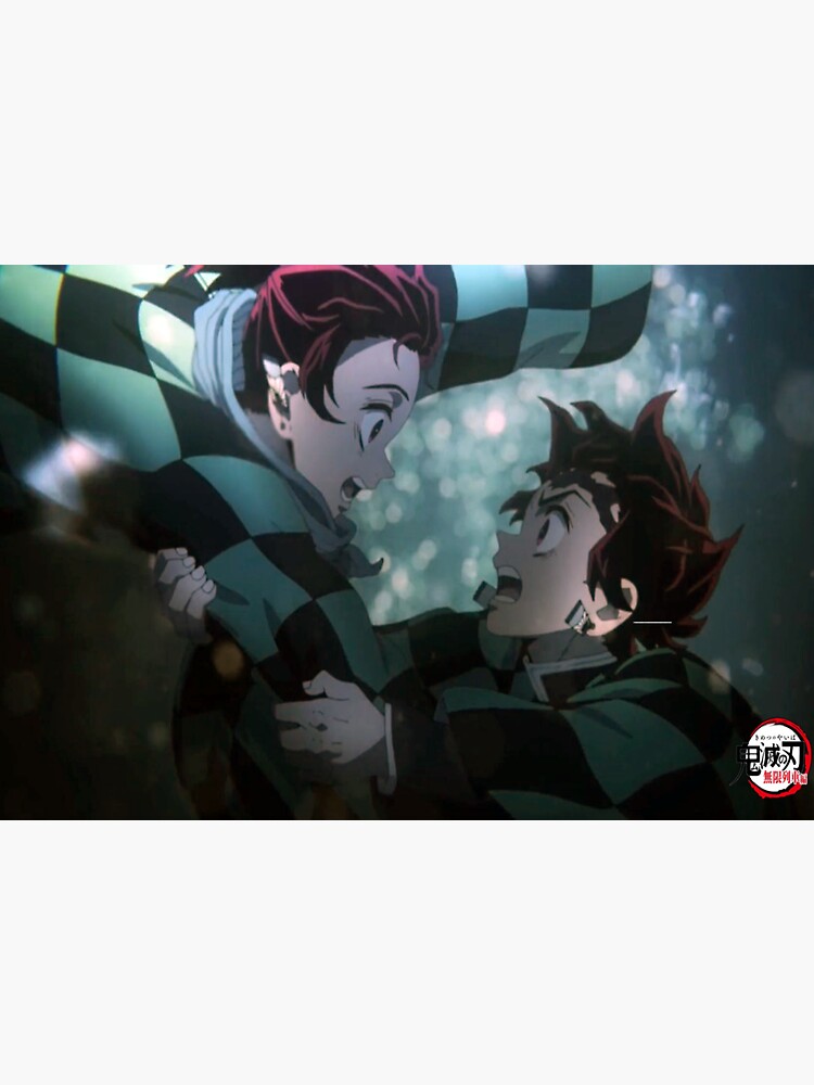 "Tanjiro inner conversation // Demon slayer" Sticker for Sale by my ...