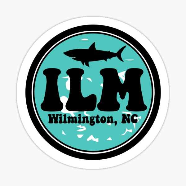 "ILM Shark | Wilmington, NC Collection" Sticker for Sale by ...