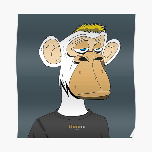 "Bored Ape" Poster for Sale by Qomicwear | Redbubble