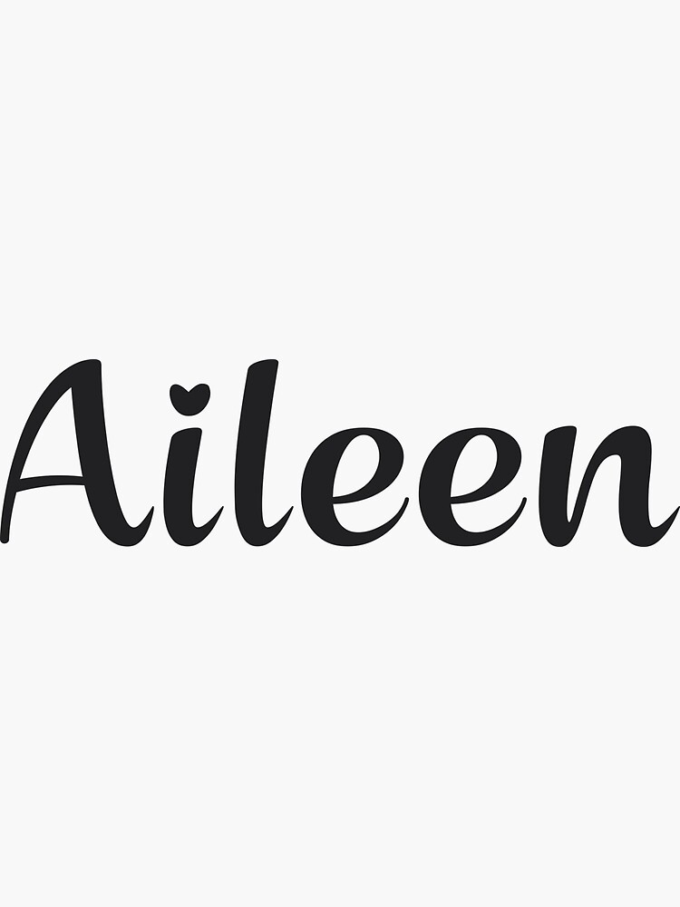 "Aileen Name" Sticker for Sale by 99Posters | Redbubble