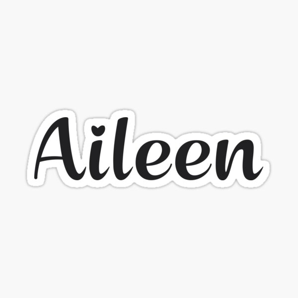 "Aileen Name" Sticker for Sale by 99Posters | Redbubble