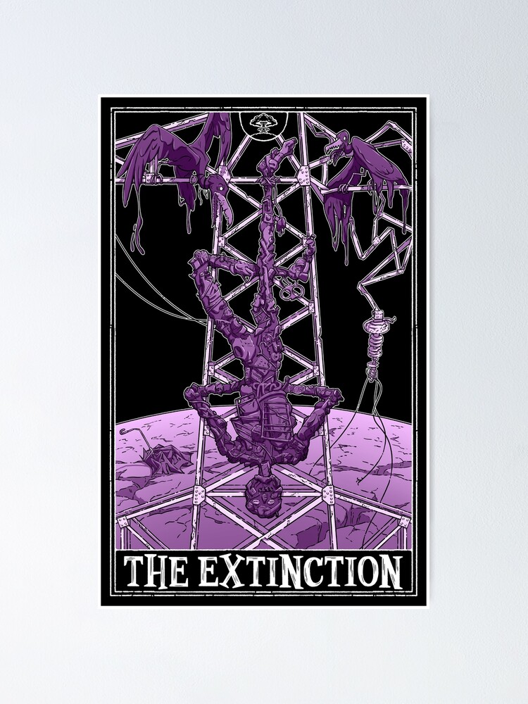"The Extinction "Tarotesque" - (Dark)" Poster for Sale by RustyQuill ...