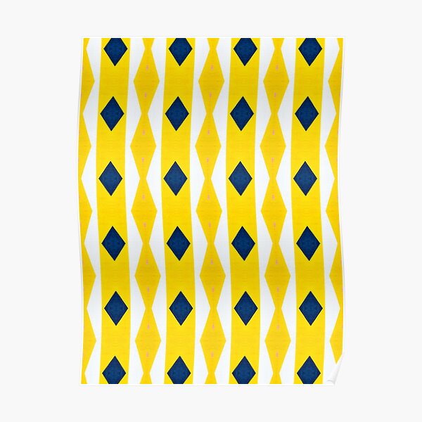 "Heartening and Audacious Sunshiny-Colored Regular Pattern 180" Poster ...