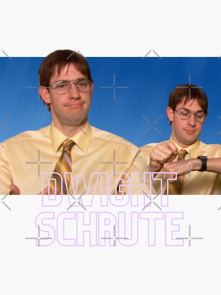 "Dwight Shrute, A.K.A Imposter Syndrome Jim" Sticker for Sale by Slyguy77 | Redbubble