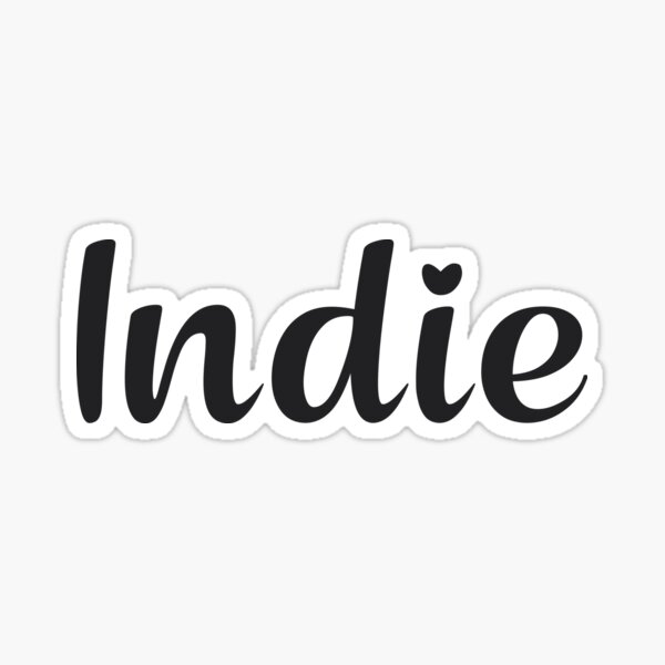 "Indie Name" Sticker for Sale by 99Posters | Redbubble