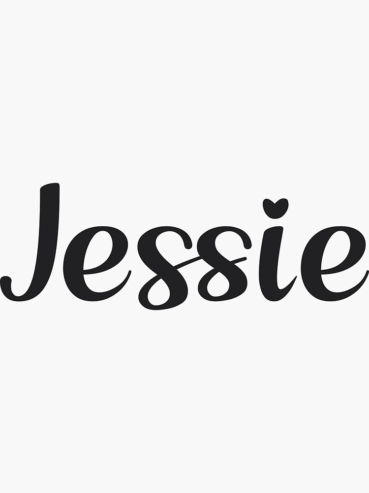 "Jessie Name" Sticker for Sale by 99Posters | Redbubble