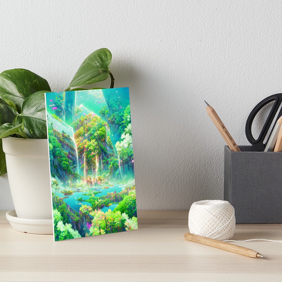 "Waterfall Mangrove" Art Board Print for Sale by Inakart | Redbubble