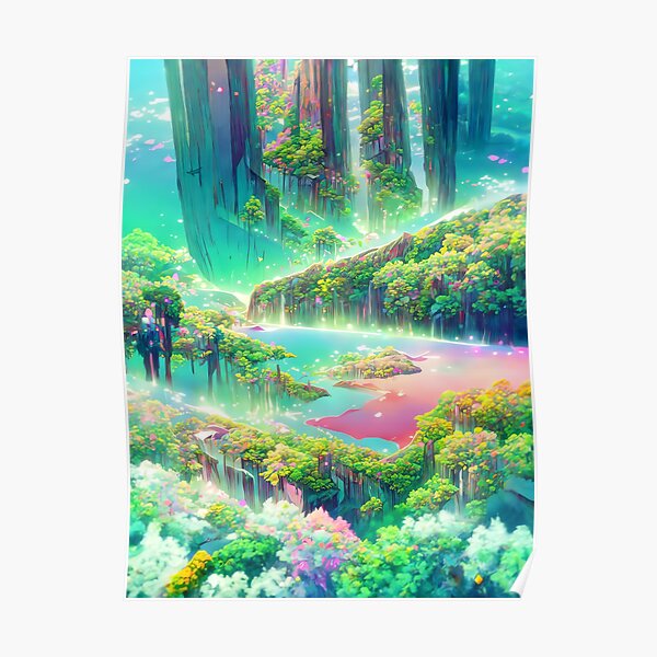 "Mangrove with a lake" Poster for Sale by Inakart | Redbubble