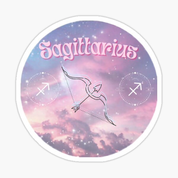"Sagittarius Zodiac/ Star Sign" Sticker for Sale by SkortStickers ...