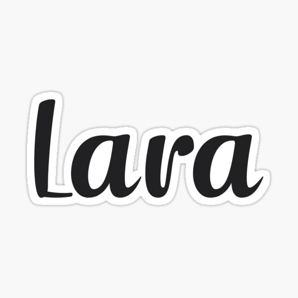 "Lara" Sticker for Sale by 99Posters | Redbubble