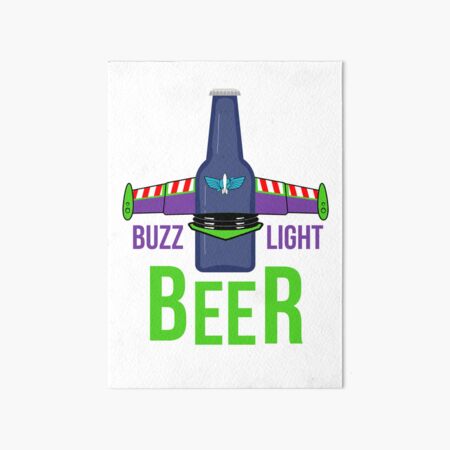 "BUZZ LIGHT BEER" Art Board Print for Sale by Aleksander37 | Redbubble