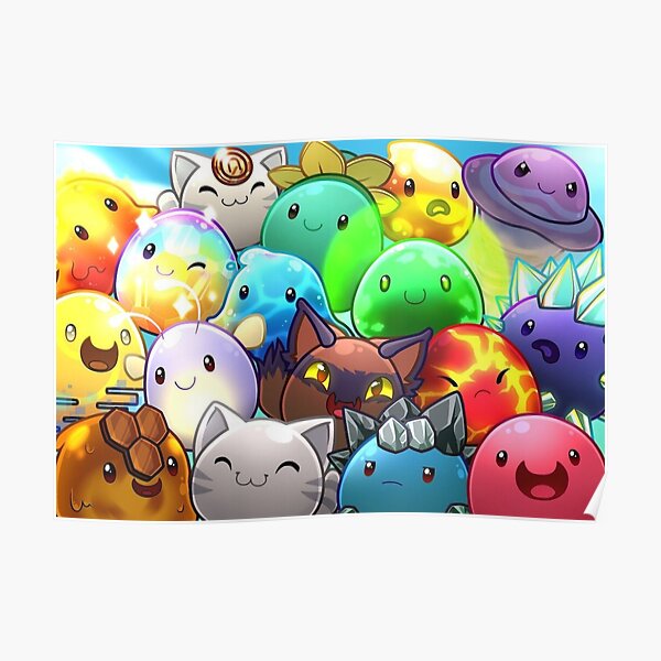 "Slime Rancher 2 - All Slimes" Poster for Sale by ChibiAnime1 | Redbubble