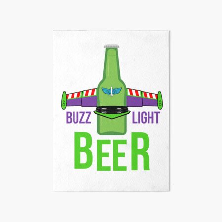 "BUZZ LIGHT BEER" Art Board Print for Sale by Aleksander37 | Redbubble