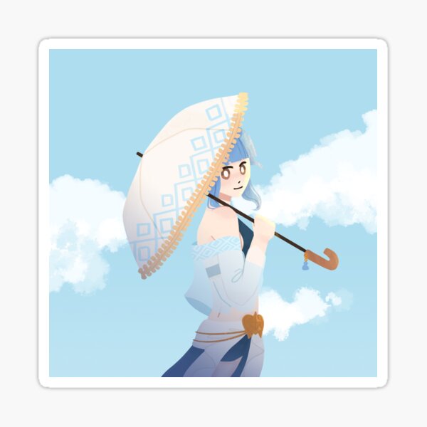 "Marianne's Summer Outfit" Sticker for Sale by Emmrysart | Redbubble