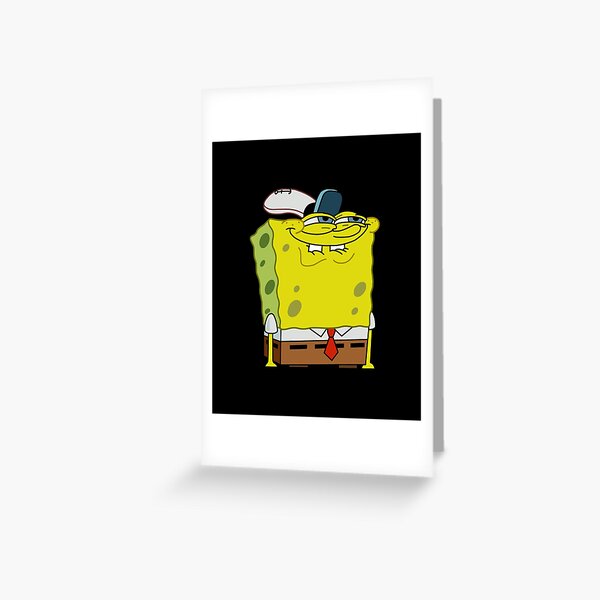 "High Quality Spongebob Meme" Greeting Card for Sale by ZACKPRO | Redbubble