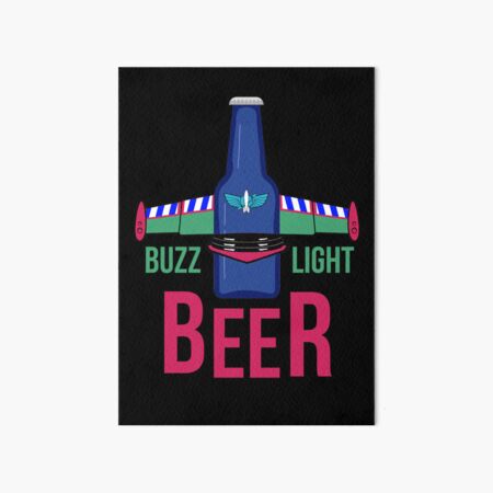 "BUZZ LIGHT BEER" Art Board Print for Sale by Aleksander37 | Redbubble
